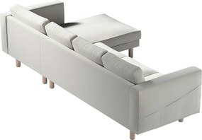 Potah na pohovku IKEA Norsborg 4-místná se šezlongem barva zelená látka sametová