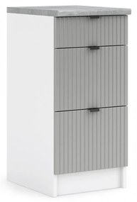 Kuchyňská skříňka spodní 40 cm - LAM SZ40 3SZ - Dvířka GISEL