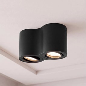 BRILAGI - Bodové svítidlo MIA DOUBLE 2xGU10/30W/230V černá