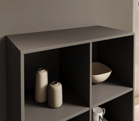 ADRK Furniture Regál Lenti 2x3 BS-LEN-2X3-G