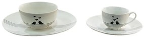 Porcelánový jídelní talíř s ptáčky Love Birds – 26x2 cm