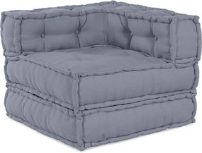 Modulová pohovka Textil Šedá 210 x 70 x 56 cm 3315092
