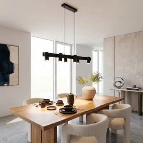 BRILAGI - LED RGBW Stmívatelný lustr na lanku SELE 6xGU10/6,5W/230V černá