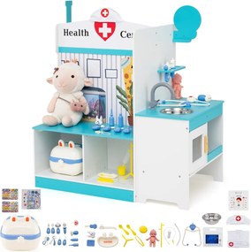 Costway Dětský lékařský set s 27 příslušenstvím Medical Center s EKG monitorem