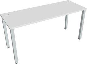 Kancelářský pracovní stůl Hobis UE 1600, deskaakát, černá černá
