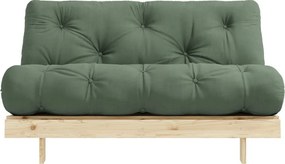 Zelená rozkládací pohovka 140 cm Roots - Karup Design