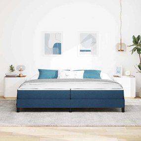 Postel s boxspringem Modrá 200 x 200 cm textil 3398520