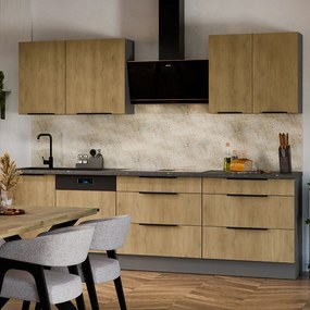 CREMONA ac | horní regál 15 G-90 OTW s policemi | VYSOKÝ | 15 cm | antracit
