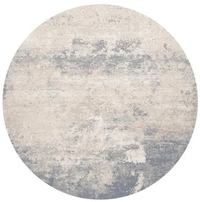 Kulatý koberec vlněný Agnella Calisia Bran Abstraktní béžový Rozměr: průměr 300 cm