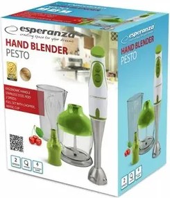 Esperanza EKM003G Pesto bílo-zelená / tyčový mixér / 450W / 2 rychlost