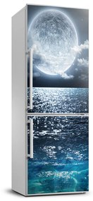 Wallmuralia Nálepka tapeta na ledničku Měsíc v úplňku 60x180 cm