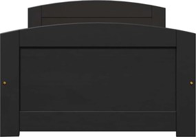 Válenda se 2 zásuvkami bez matrace černé IRUN 90x200 cm 3314678