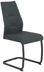 Jídelní židle Ria, tmavě šedá látka