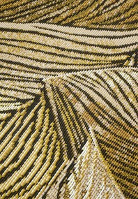 Villeroy & Boch Kusový koberec 106059 Gold, Black – na ven i na doma, 160x235, žlutá, chodba / předsíň