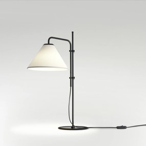 Marset A641-405 Funiculí, černá stolní lampa s bílým textilním stínidlem, 1xE14, 61cm