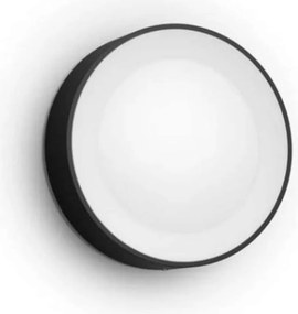 Philips Hue Daylo - Chytré nástěnné venkovní LED svítidlo, průměr 22 cm, černá 915005843201