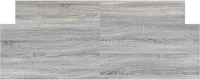 Rám postele s hlavovým a nožním čelem šedý sonoma 120 x 200 cm 3203745