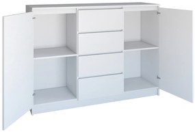 Komoda 2D4S 120 Bílý