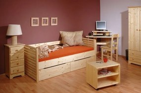 Gazel Dětská dřevěná postel Thomas II. buk 90x200