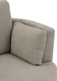 Šedé kulaté křeslo Swivel Grey - 98*107*88cm