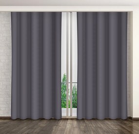 Dekorační závěs 10 tmavě šedá 160x250 cm MyBestHome