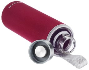 Červená cestovní skleněno-silikonová lahev 550 ml Viva – Westmark