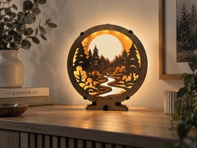 Li-Go "V lese" lampa 20x22 cm provedení povrchu: ořech