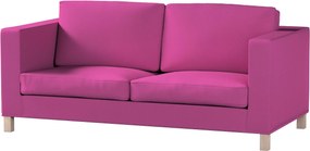 Potah na pohovku IKEA Karlanda rozkládací, krátký barva růžová látka pletený vzor