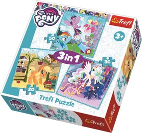 TREFL Puzzle My Little Pony 3v1 (20,36,50 dílků)