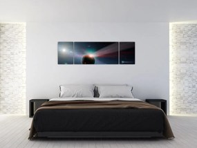 Obraz planetky (170x50 cm)