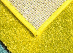 Koberce Breno Kusový koberec PLAY 16/YMY, Žlutá, Vícebarevné, 120 x 170 cm
