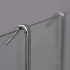 Roth Závěsná polička SHELF UNI do sprchového koutu Varianta: rozměry: 75x25 cm, povrchová úprava: chrom - (SHELF UNI - 8000279)