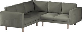 Potah na pohovku IKEA Norsborg rohová 4-místná barva šedá látka pletený vzor