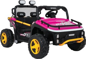Ramiz Elektrická bugina UTV SPEED pro děti růžová