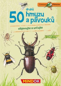MINDOK HRA kvízová Expedice Příroda: 50 druhů hmyzu a pavouků naučná mn313