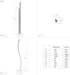 Eglo 99805 - LED Stojací lampa LEJIAS LED/8W/230V