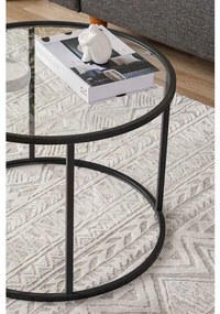 Designový konferenční stolek Mateo 60 cm černý