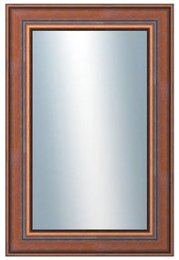 DANTIK - Zarámované zrcadlo - rozměr s rámem cca 40x60 cm z lišty ANGLIE hnědá (561)