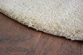 Kulatý koberec SHAGGY MICRO karamelový