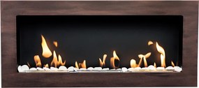 BIO FLAME biokrb Easy M Open Patina Hnědá