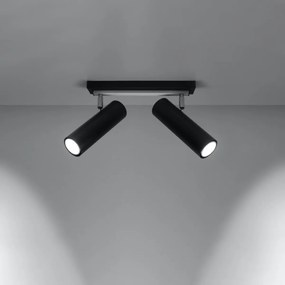 Sollux Lighting Stropní svítidlo DIREZIONE 2 černé