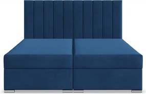 AGroup Kontinentální čalouněná postel AGEN (140 x 200 cm) Barva látky Trinity: Šedá (Trinity 2314)