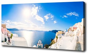 Wallmuralia Foto obraz na plátně Santorini Řecko 100x50