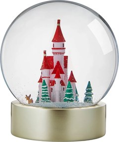 CASTLE Sněhová koule svítící zámek 20 cm