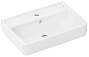 Hansgrohe Xanuia Q - Umyvadlo 55x37 cm, s přepadem, otvor pro baterii, bílá 60209450