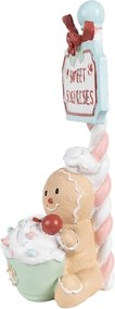 Vánoční dekorace Perníček Gingerbread Sweet Surprises Pastello - 13*10*25 cm
