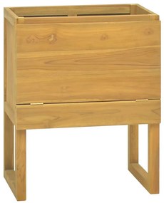 Koupelnová skříňka 60 x 40 x 75 cm masivní teakové dřevo 338247