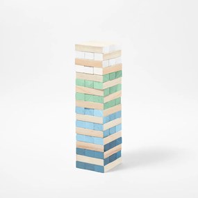 Společenská hra z masivního dřeva paulownia Sunnylife Giga Jenga Tower
