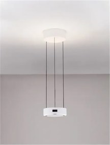 LED stmívatelné bílé moderní svítidlo Afi 280