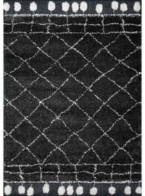 Kusový koberec Rangpur 65217 699- černokrémový